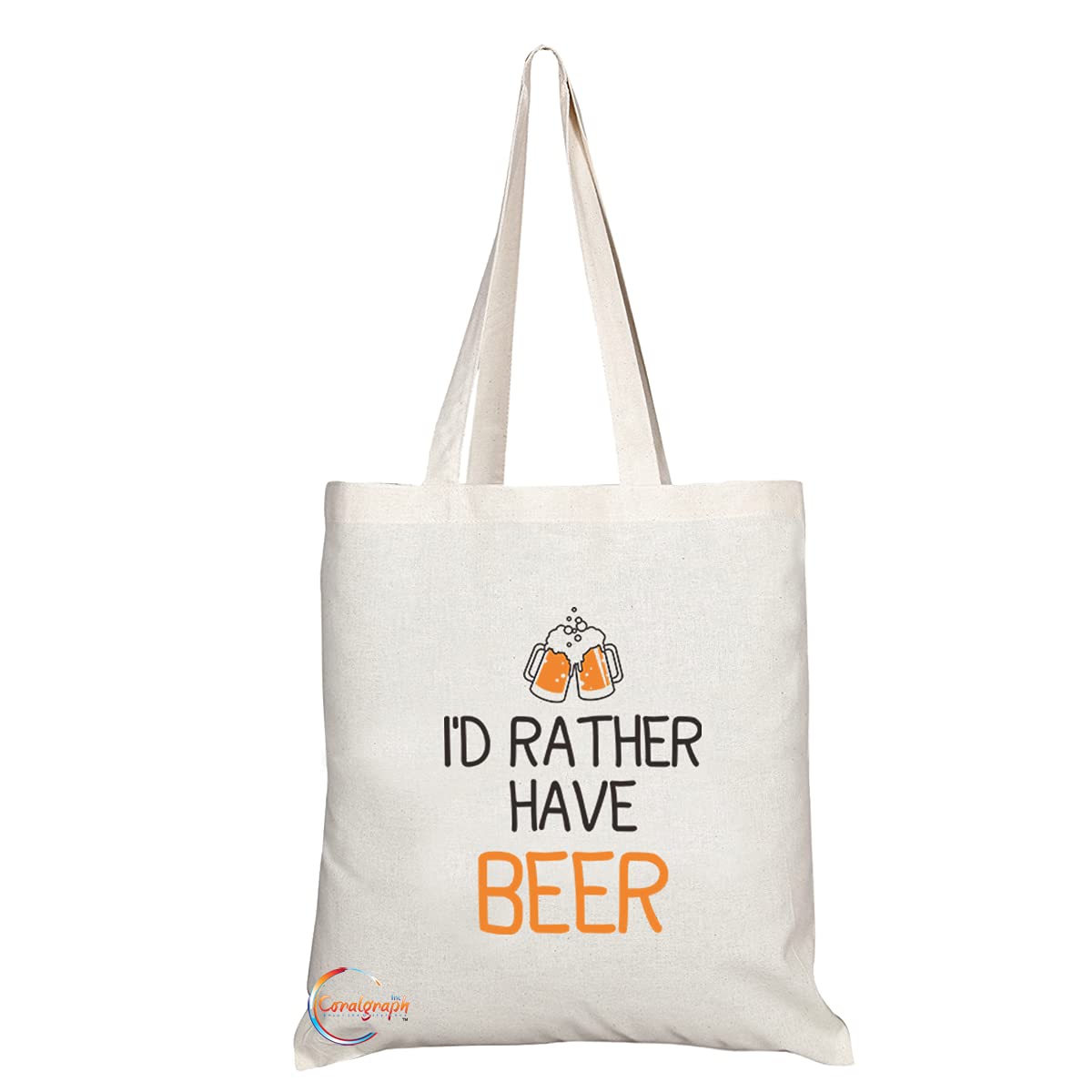 TB1167 I'd Rather Have Beer Novelty Present Gift Printed Eco-Friendly ...
