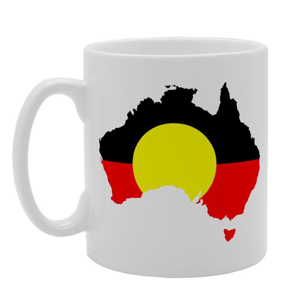 Aboriginal Map Printed Tea Coffee Ceramic Mg1218 - Funny Printed Coffe ...