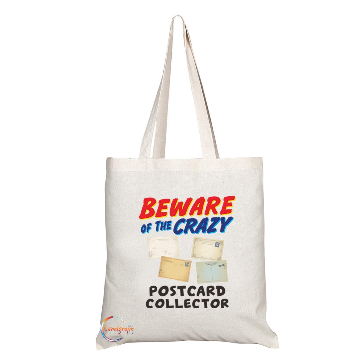 TB1037 Beware of the Crazy Postcard Collector Novelty Present Gift Pri ...